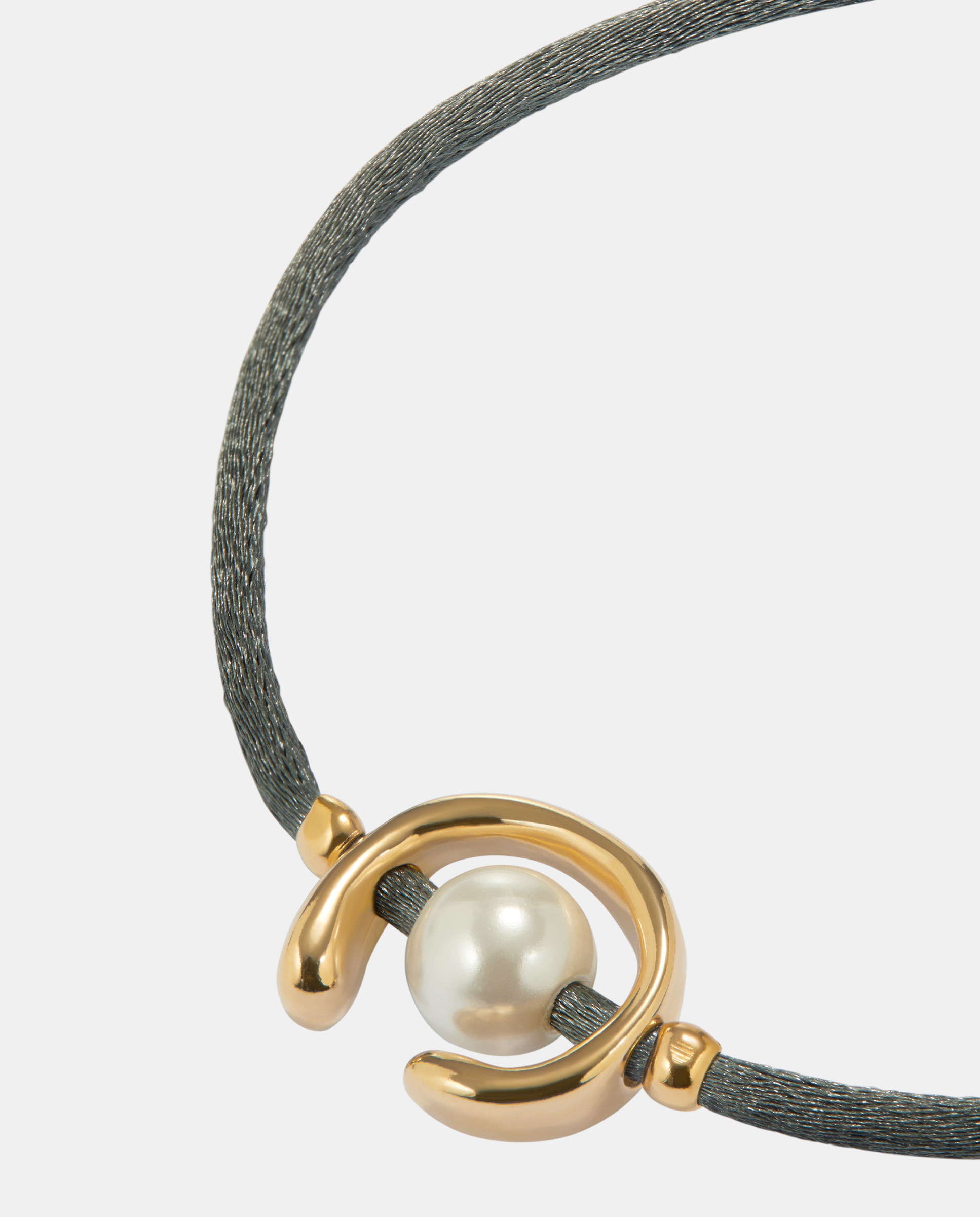 Pulsera de hilo con perla shell fornitura bañada en oro 18k Oro UNO de ...