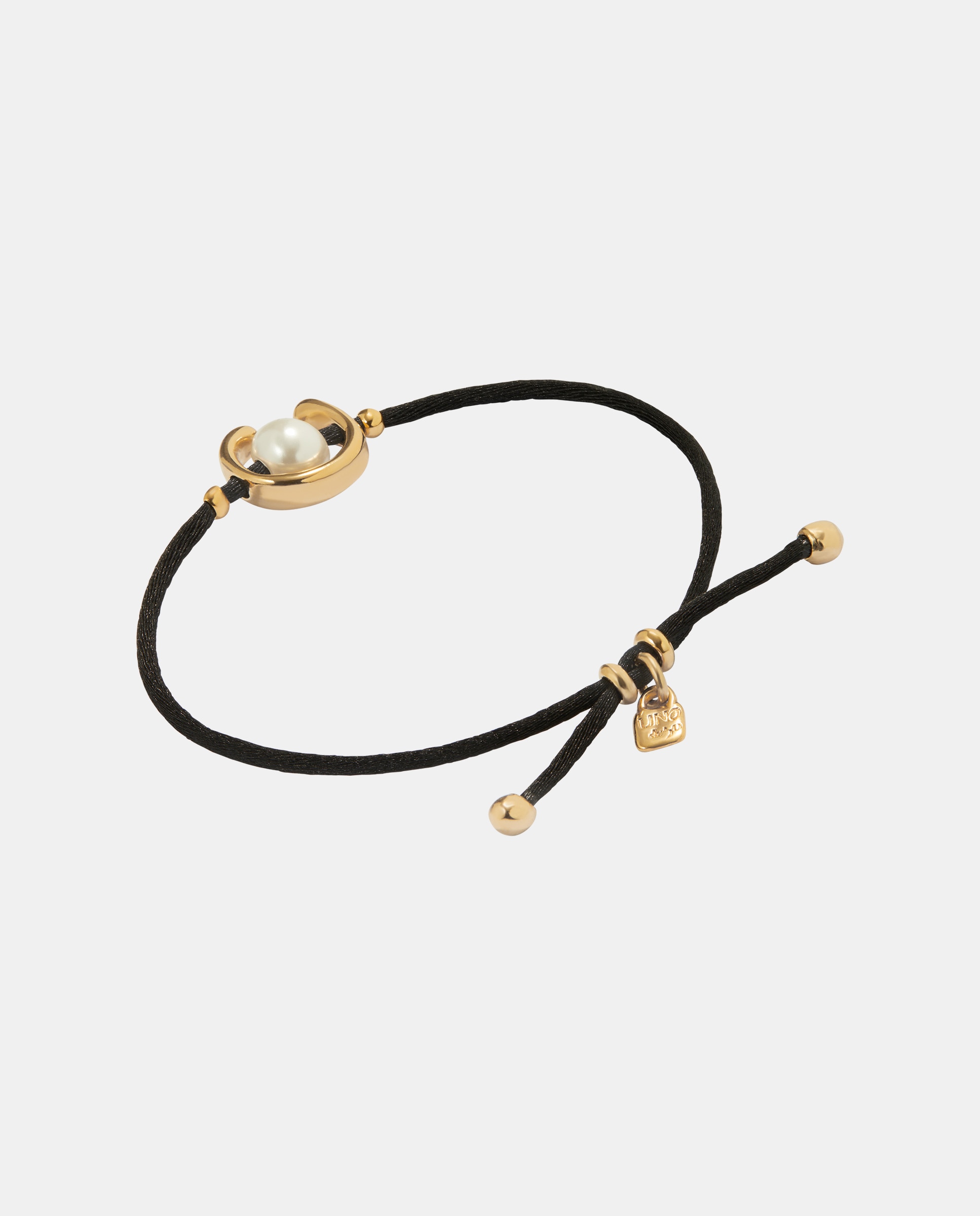 Pulsera de hilo con perla shell fornitura bañada en oro 18k Oro UNO de ...
