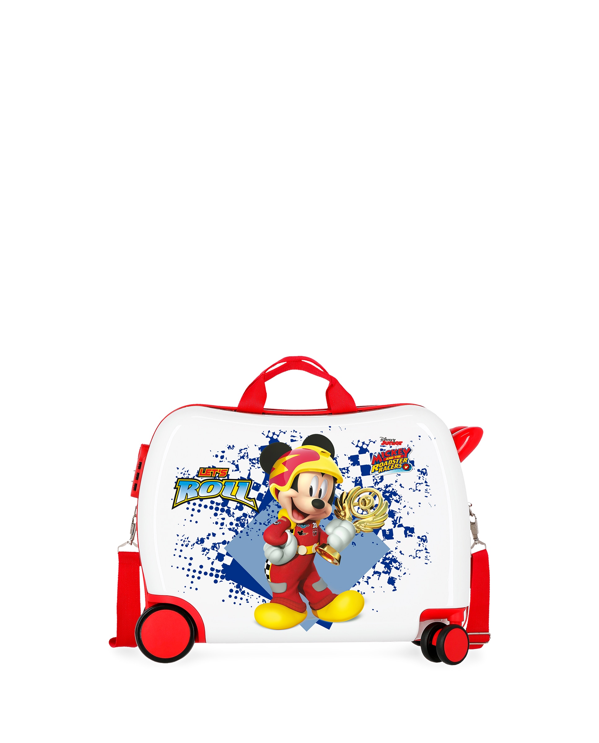 Maleta infantil 2 ruedas multidireccionales Mickey Joy rígida con ...