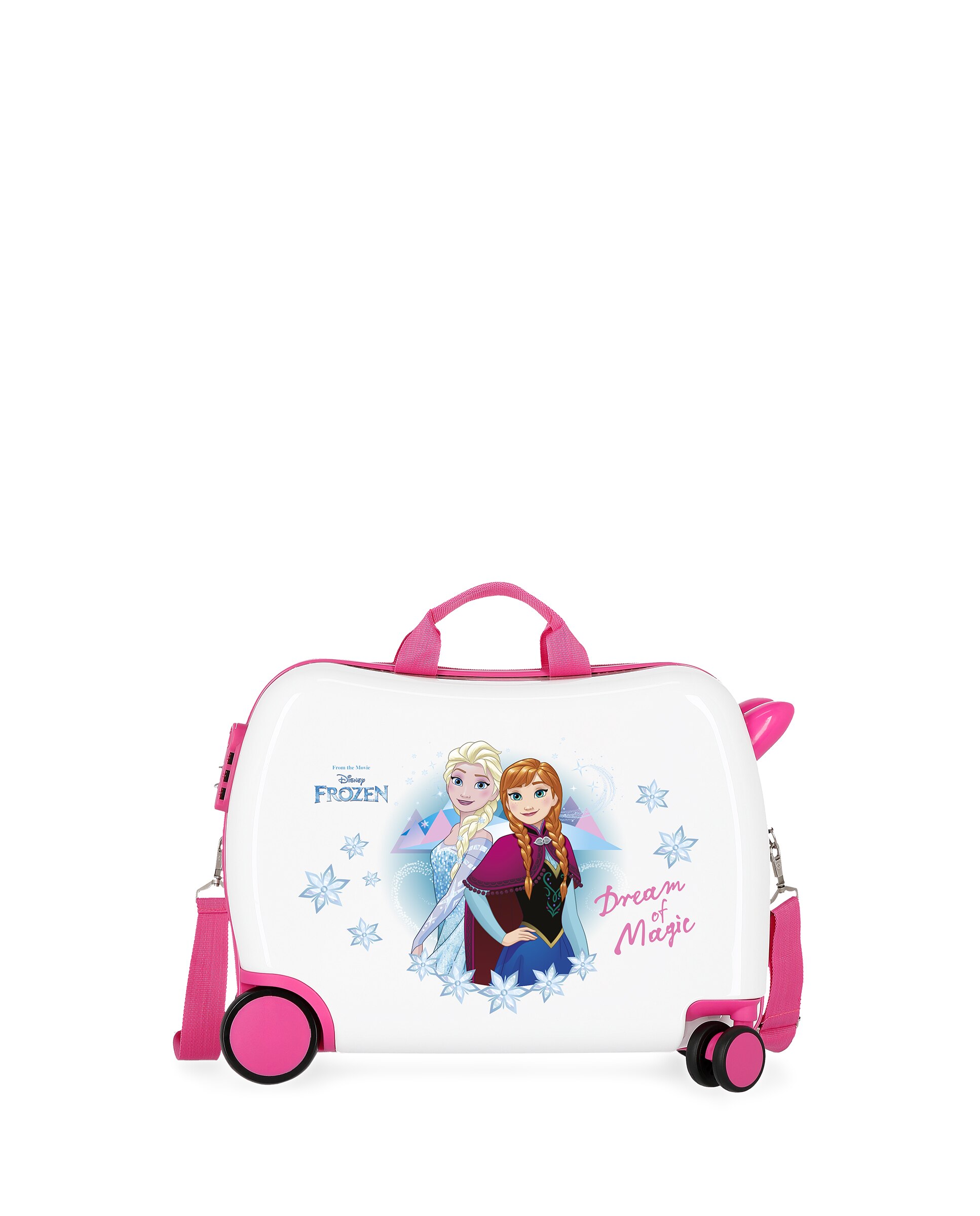 Maleta infantil 2 ruedas multidireccionales Frozen Dream of Magic ...