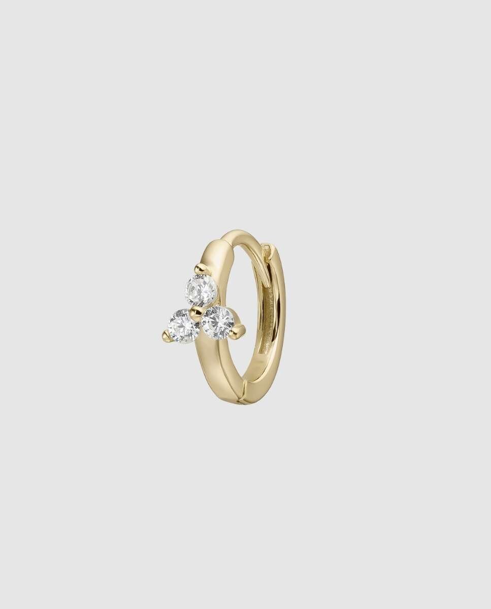 Piercing aro taro en plata 925 con baño de oro 14k · Ear Candy · El ...