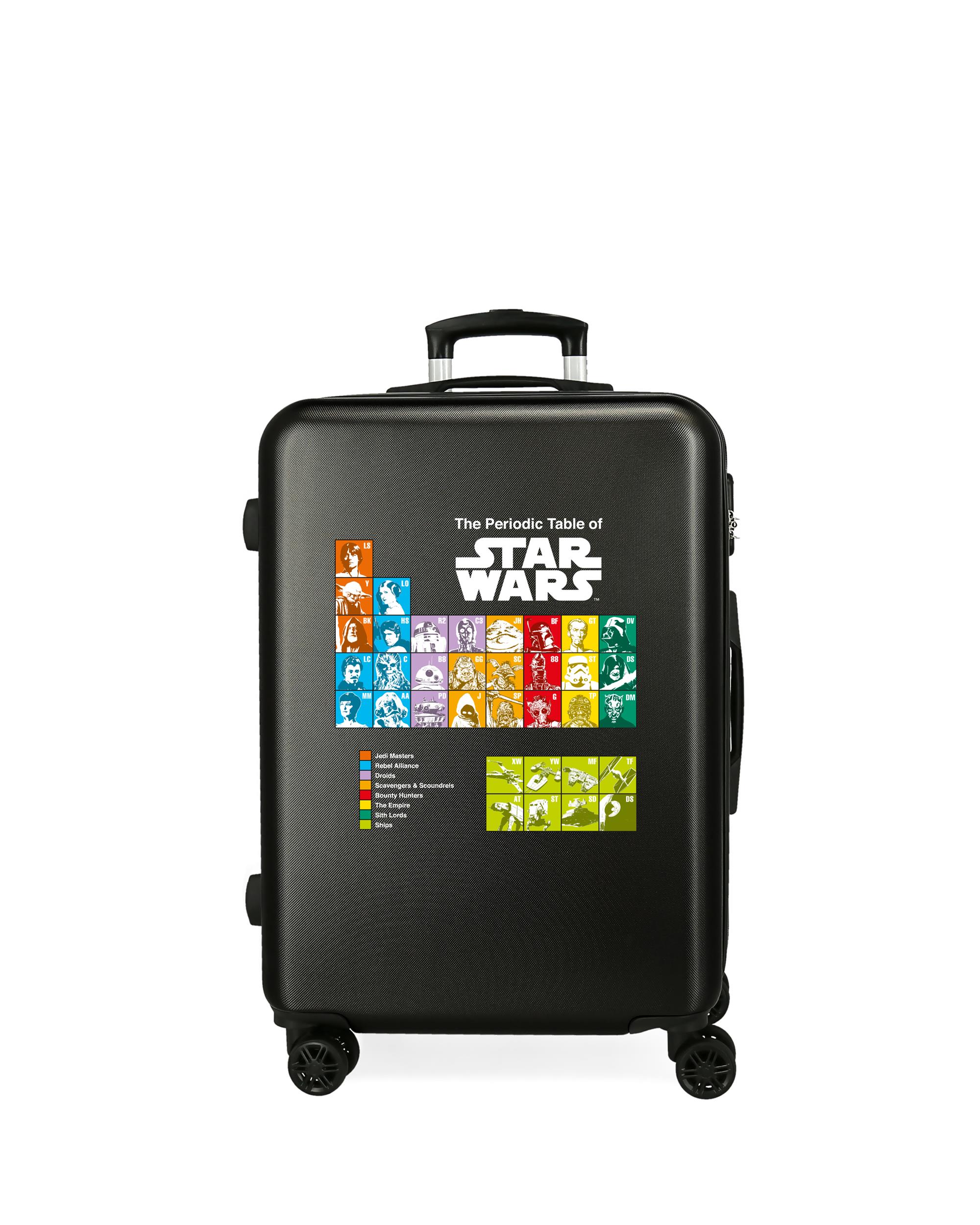 Maleta mediana infantil Star Wars Badges The Periodic Table rígida con ...