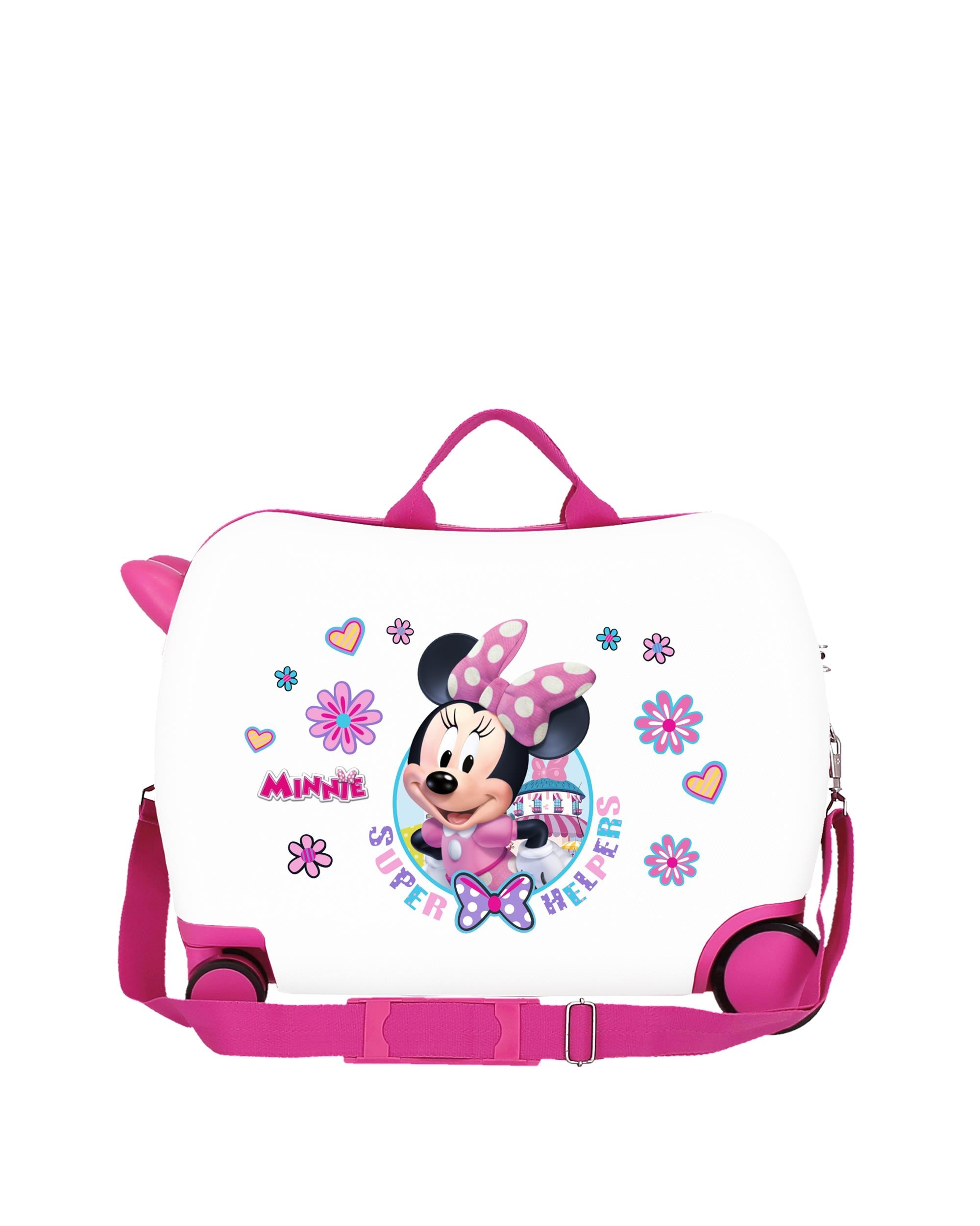 Maleta infantil 2 ruedas multidireccionales para niña Minnie Super ...