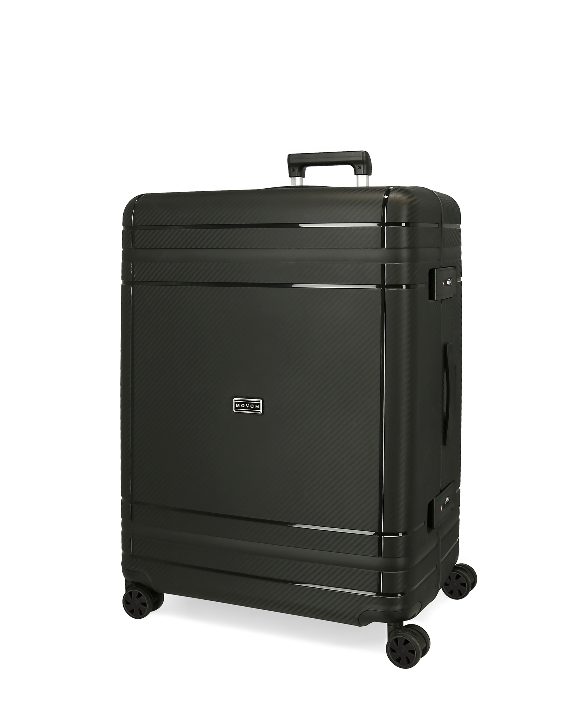 Maleta Grande Movom Dimension Rígida 75cm Negro Negro · El Corte Inglés