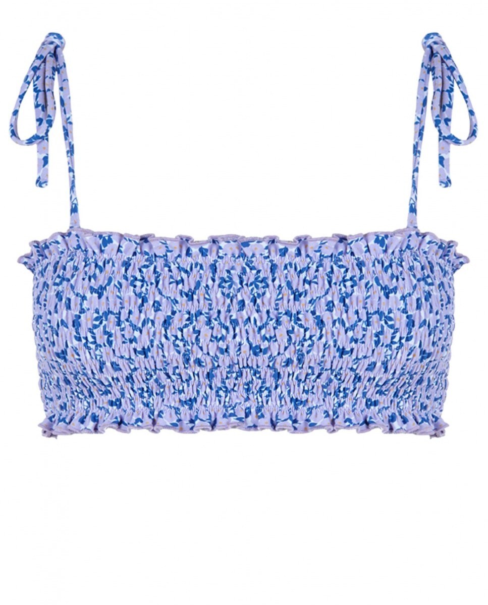 Sujetador de bikini bandeau Wonderland con tirantes extraíbles · Robin ...