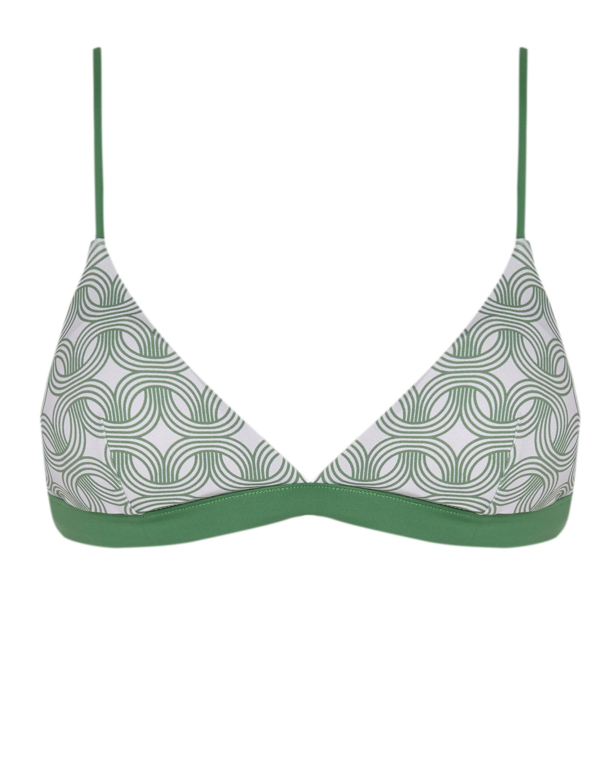 Top de bikini sporty Element con foams extraíbles Blanco Robin ...