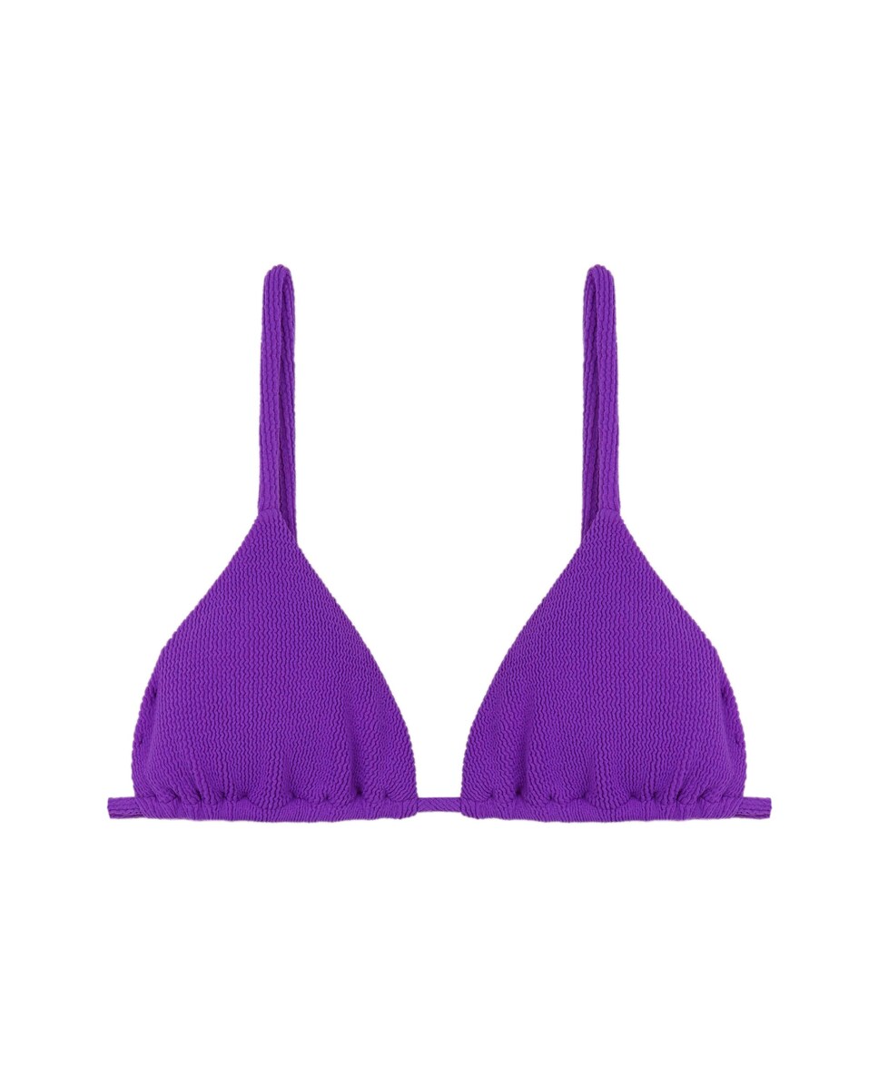 Top de bikini Triángulo Purplelight con estructura y foams extraíbles ...