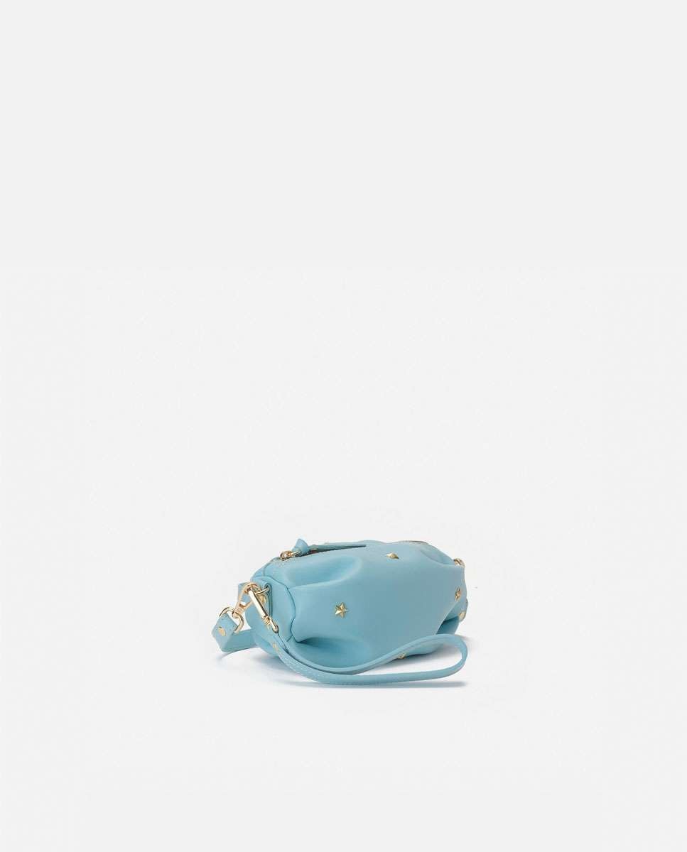 Bolso pequeño de piel wasp con cierre cremallera Azul claro Mercules ...