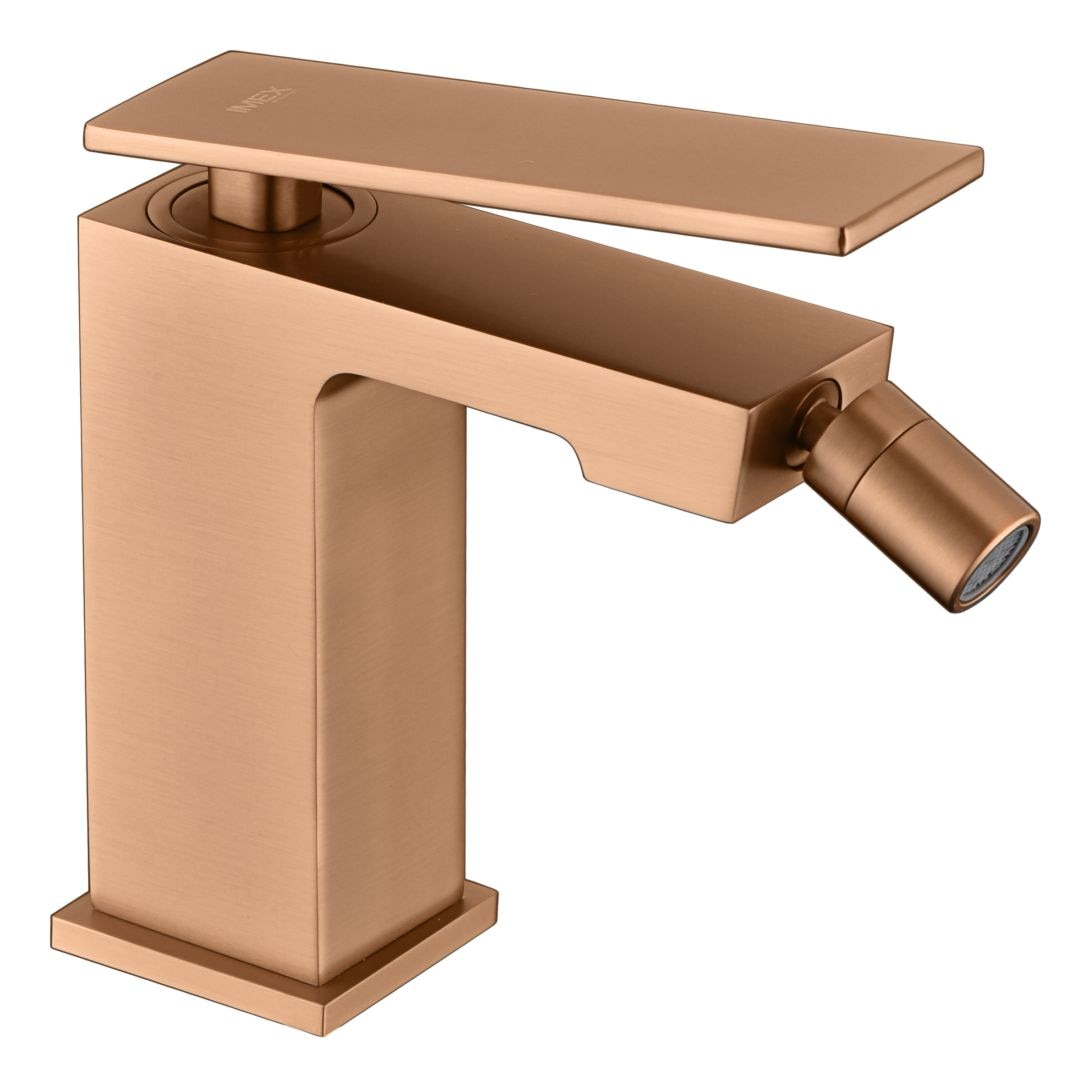 Grifo monomando bidé Pisa Imex Oro Rosa Mate · El Corte Inglés