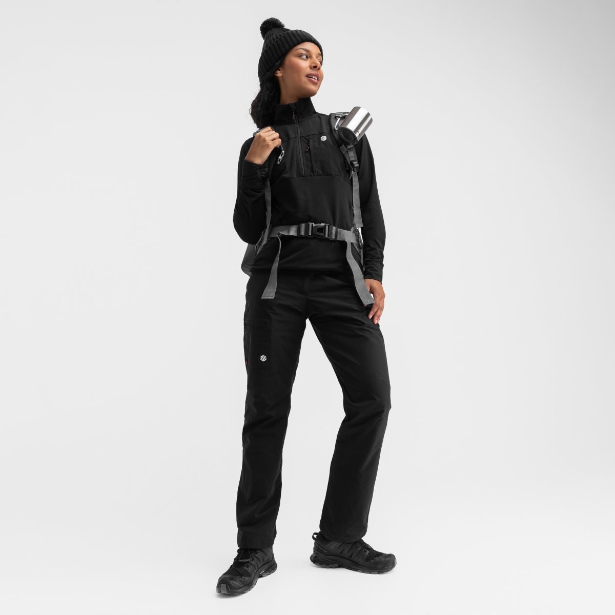 Sudadera polar montaña mujer Symbol Siroko Negro · El Corte Inglés