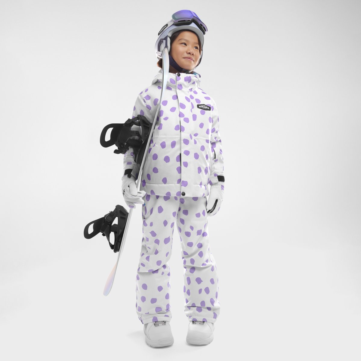 Peto esquí y nieve mujer KB1-G Polka Morado · El Corte Inglés