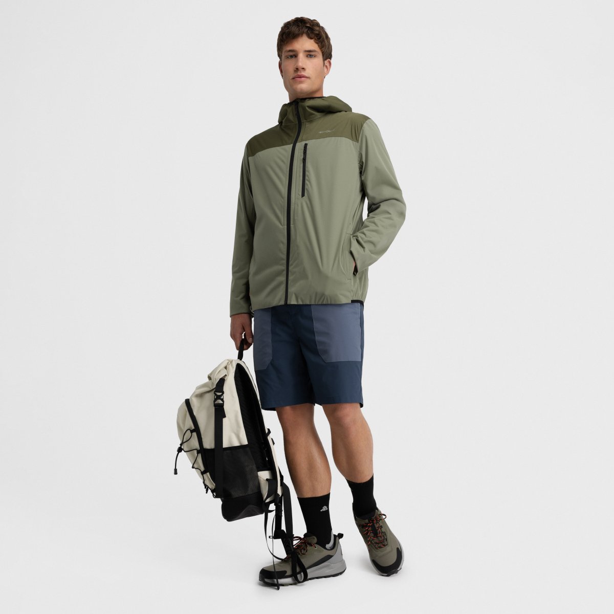 Chaqueta impermeable ultraligera montaña hombre Ventra Siroko Verde ...