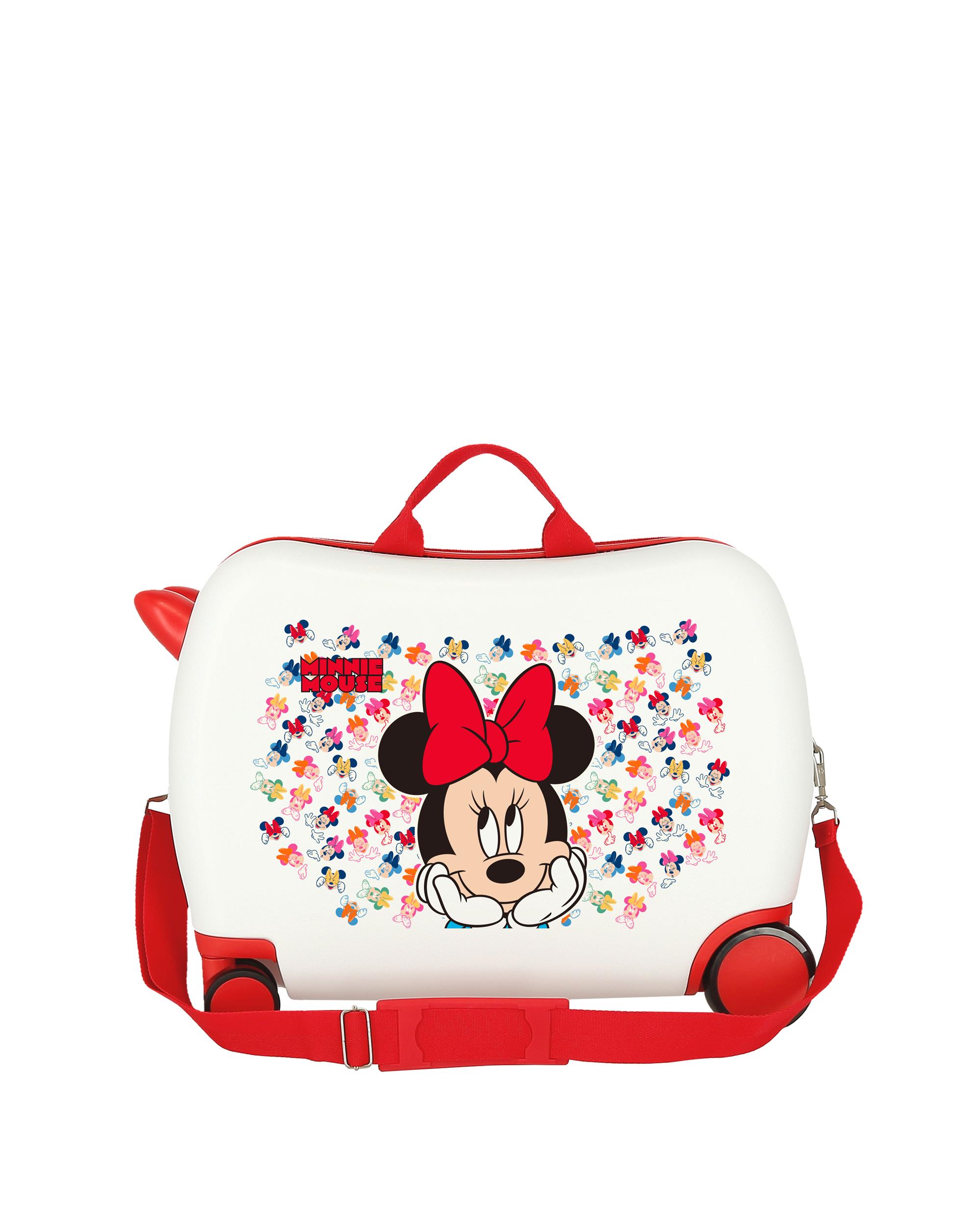 Maleta infantil 2 ruedas multidireccionales Minnie Diva Multicolor ...