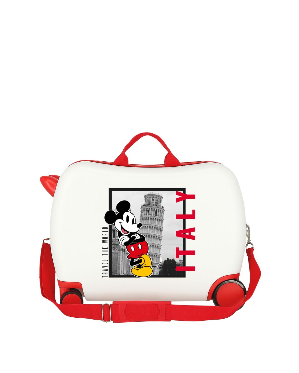 Maleta infantil Mickey y Minnie Londres 2 ruedas multidireccionales con ...