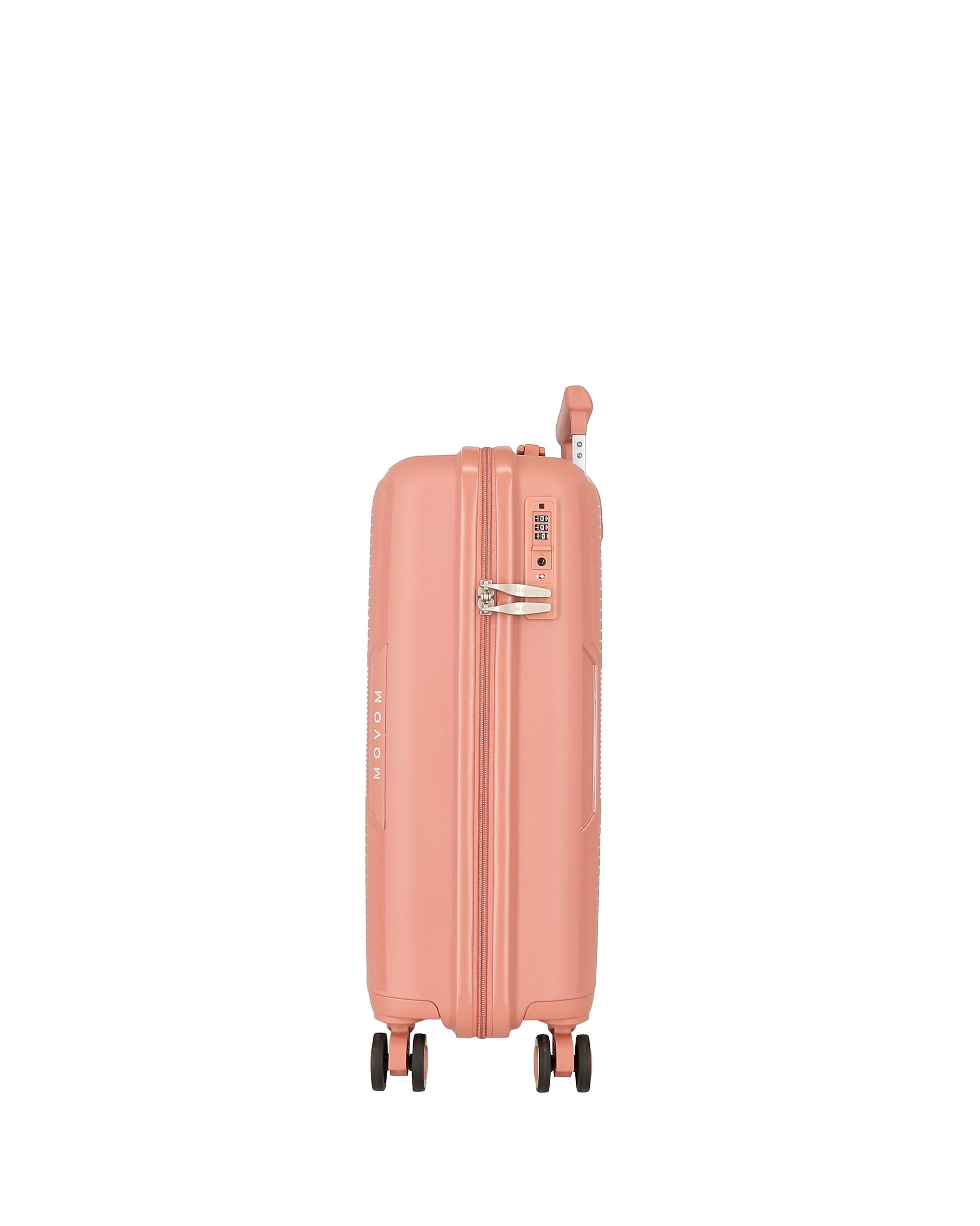 Maleta de cabina Inari rígida con capacidad de 37L Rosa Movom · El ...