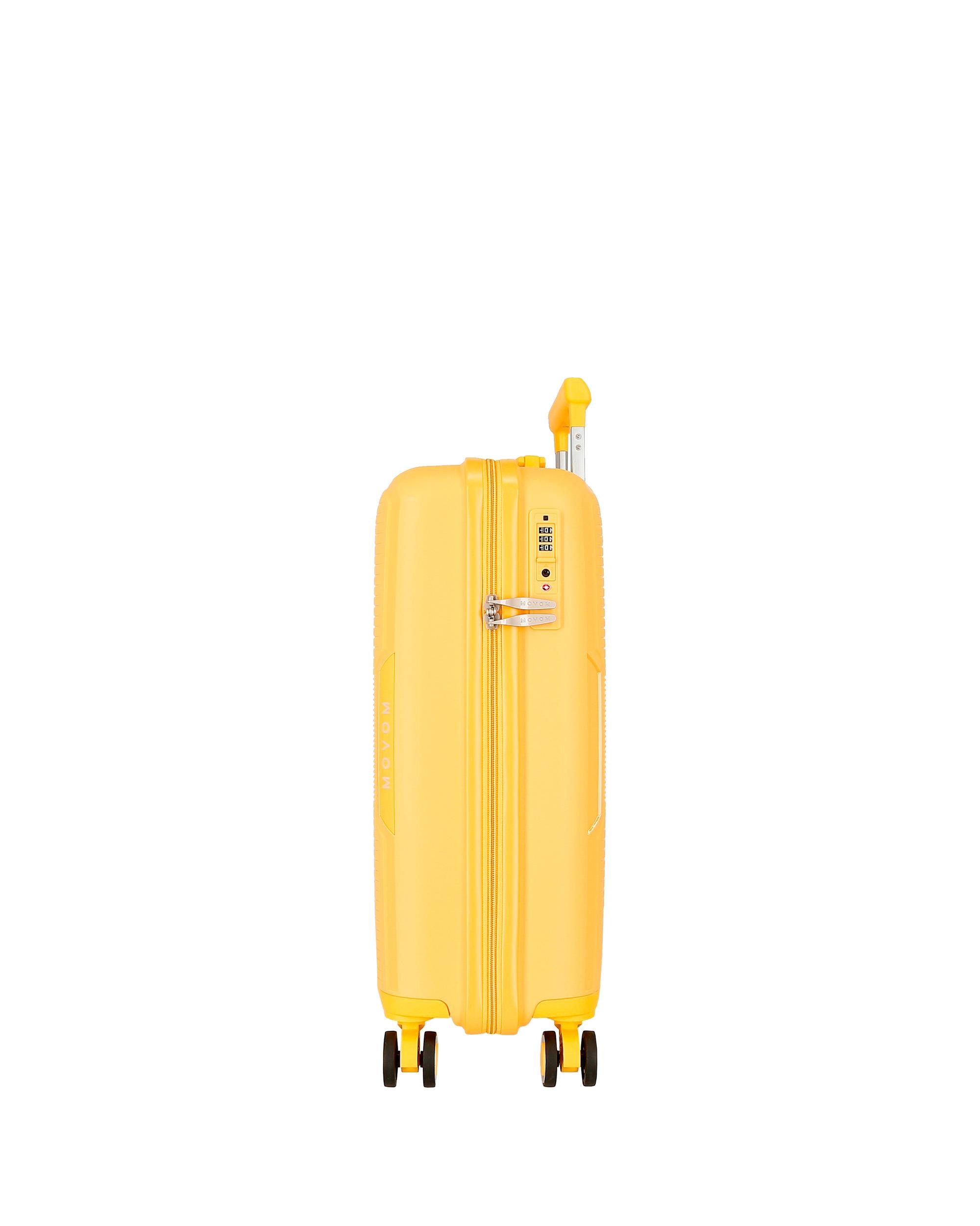 Maleta de cabina Inari rígida con capacidad de 37L Amarillo Movom · El ...