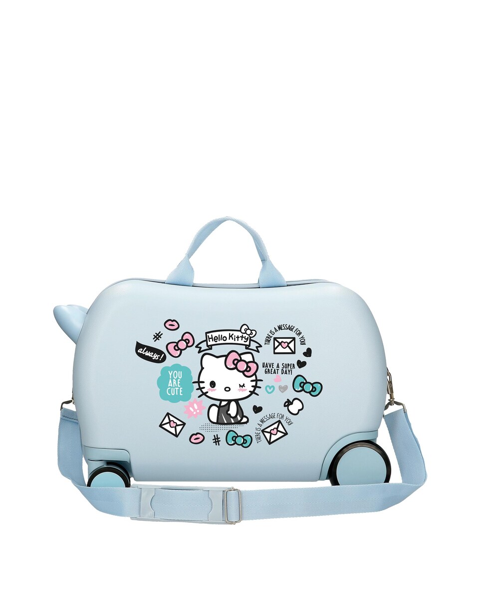 Maleta infantil 2 ruedas multidireccionales You are cute Rígida con ...