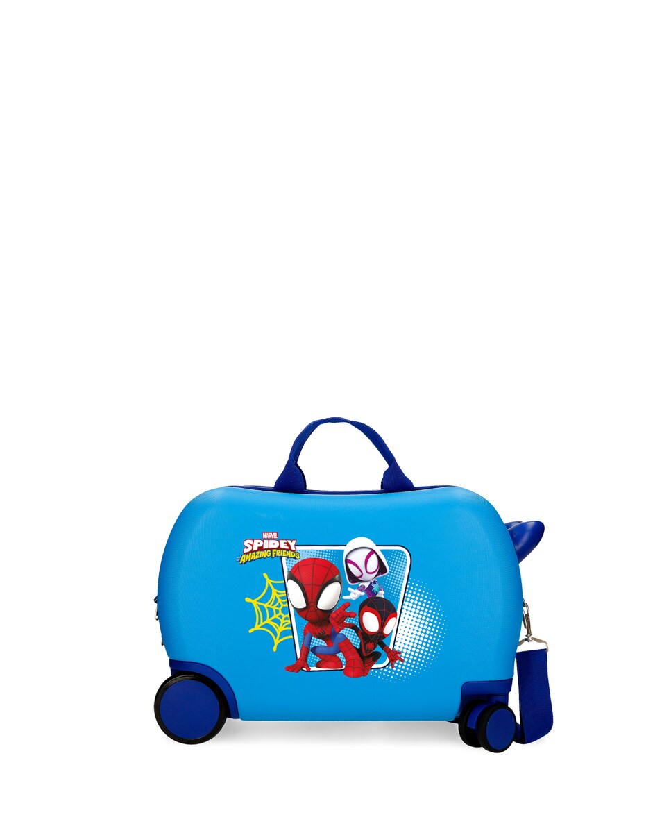 Maleta infantil 2 ruedas multidireccionales Spidey Team Up Rígida con ...