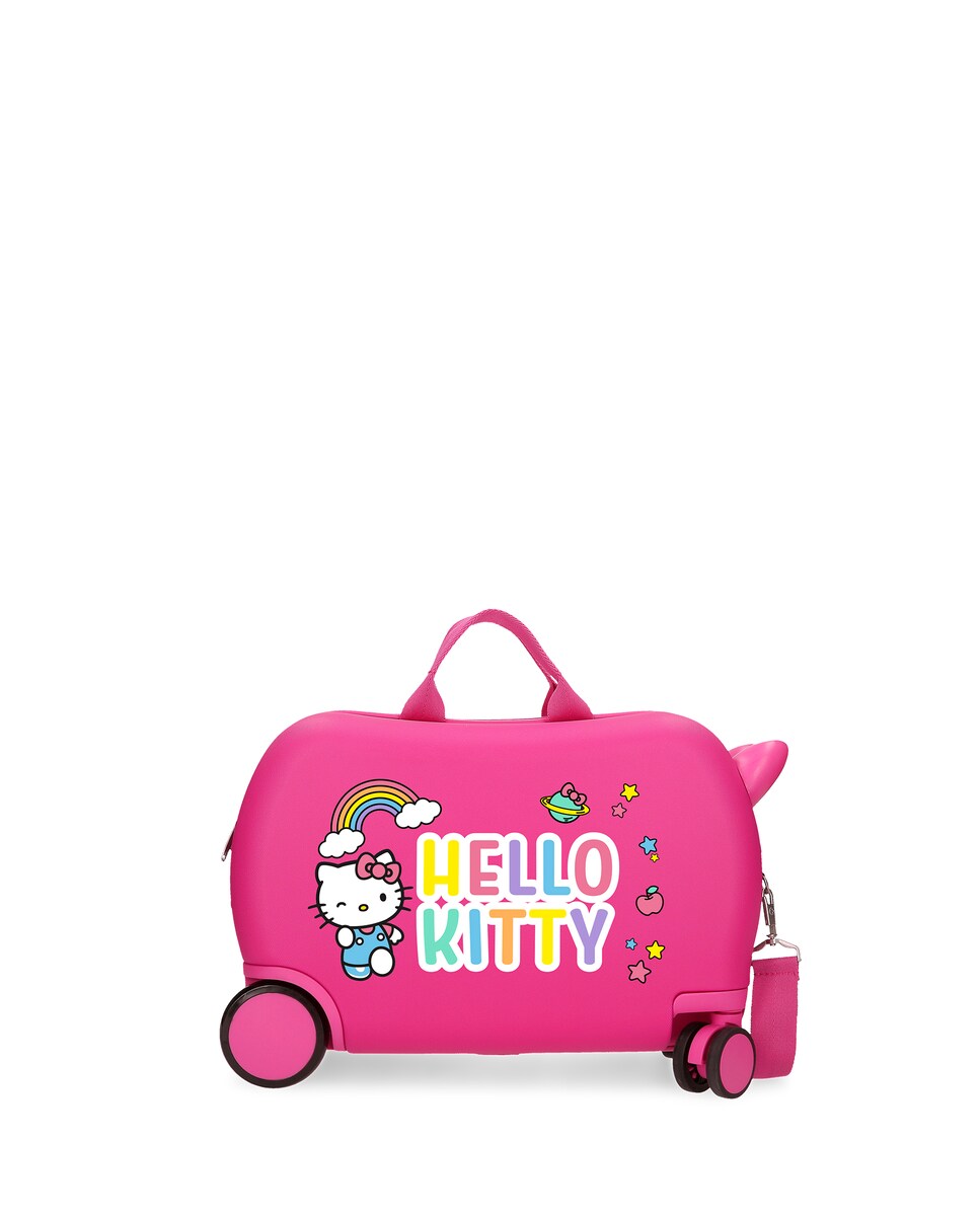 Maleta infantil 2 ruedas multidireccionales You are cute Rígida con ...