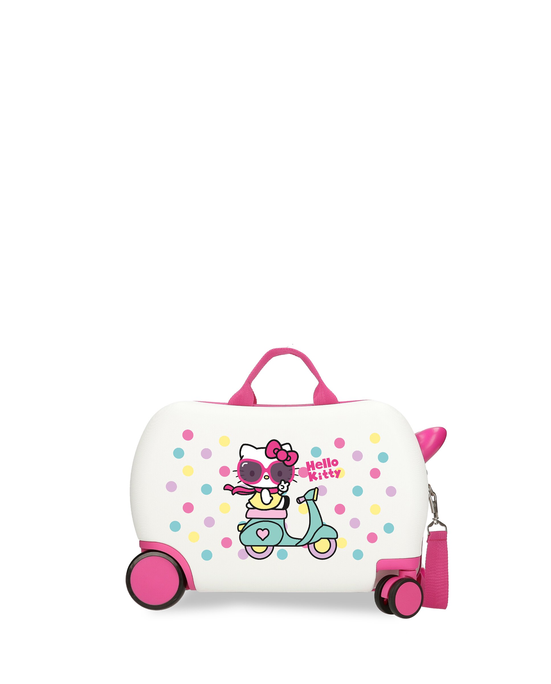 Maleta infantil 2 ruedas multidireccionales Hello Kitty Girl Gang con ...