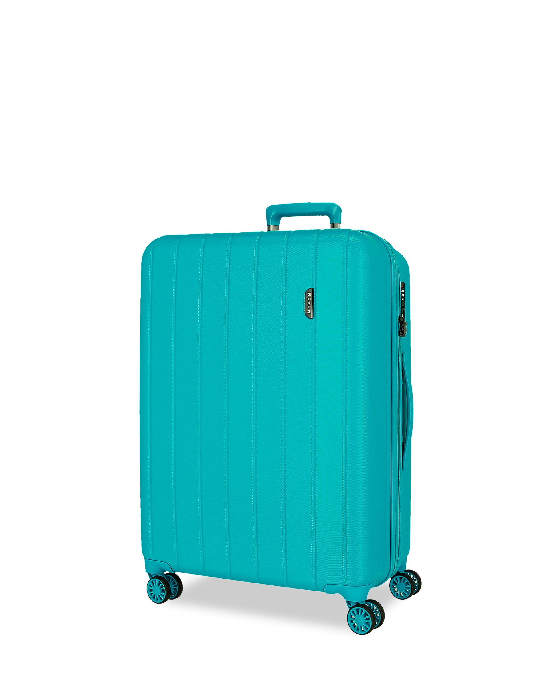 Maleta mediana expandible Wood rígida con capacidad hasta 73L Turquesa ...