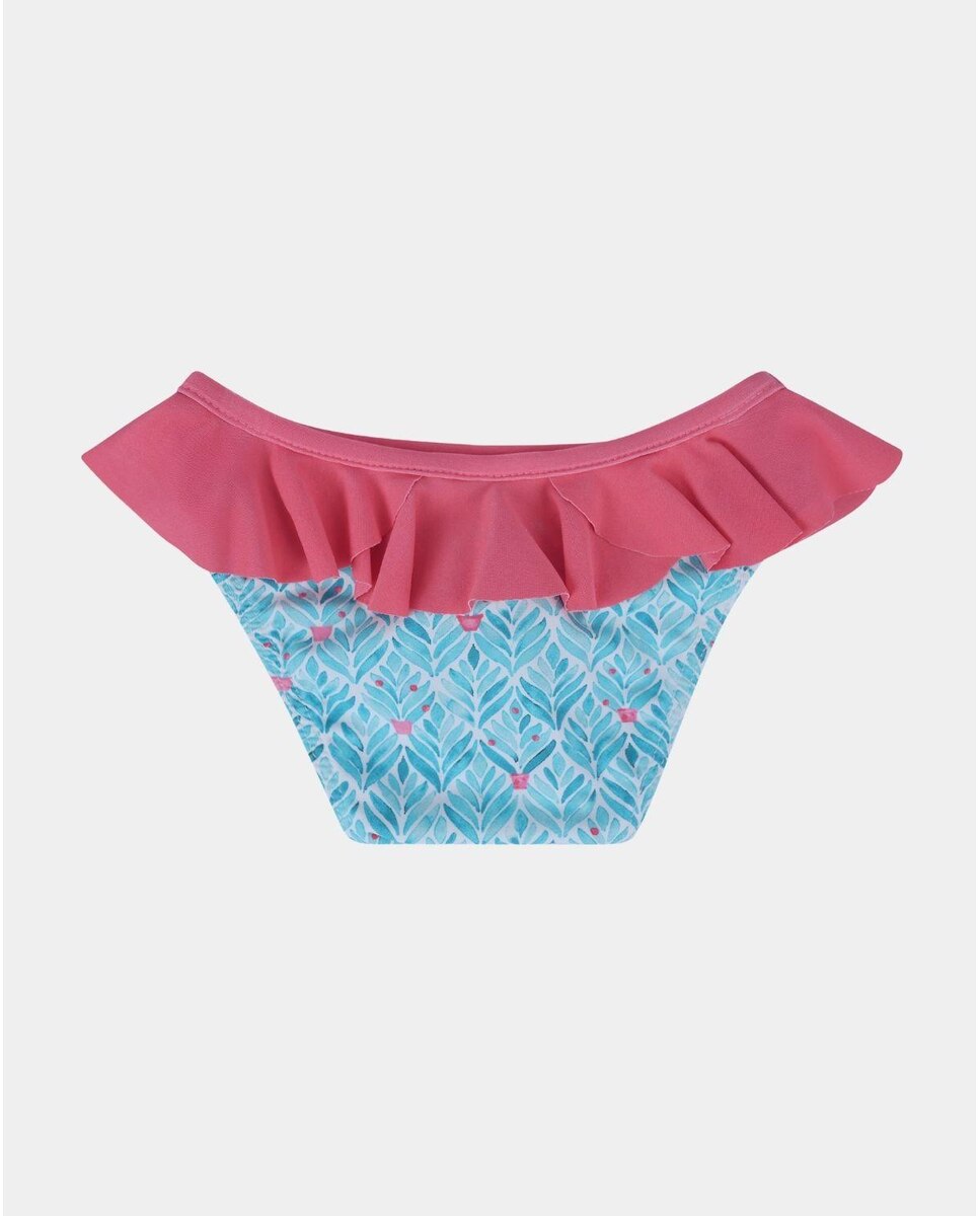 Culetín De Bebé Niña Con Volantes En Los Laterales Y Microestampado