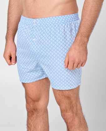 Bóxer de tela de hombre bambú en color azul · El Búho Nocturno · El ...