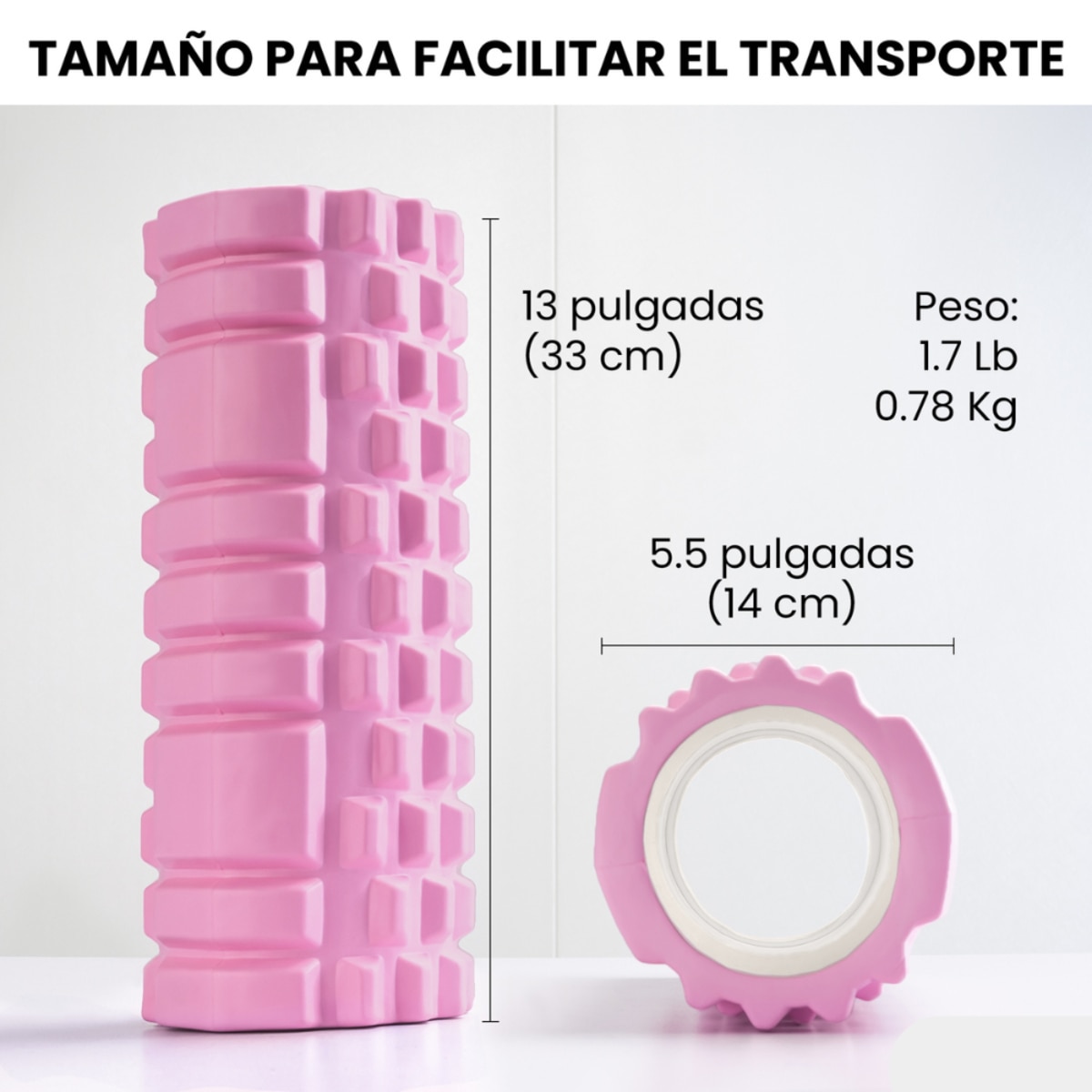 Rodillo para masajes musculares Unycos Rosa · El Corte Inglés