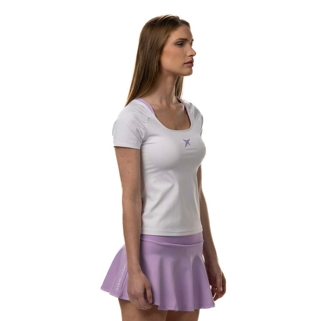 Camiseta de pádel mujer Amatista Drop Shot Morado · El Corte Inglés