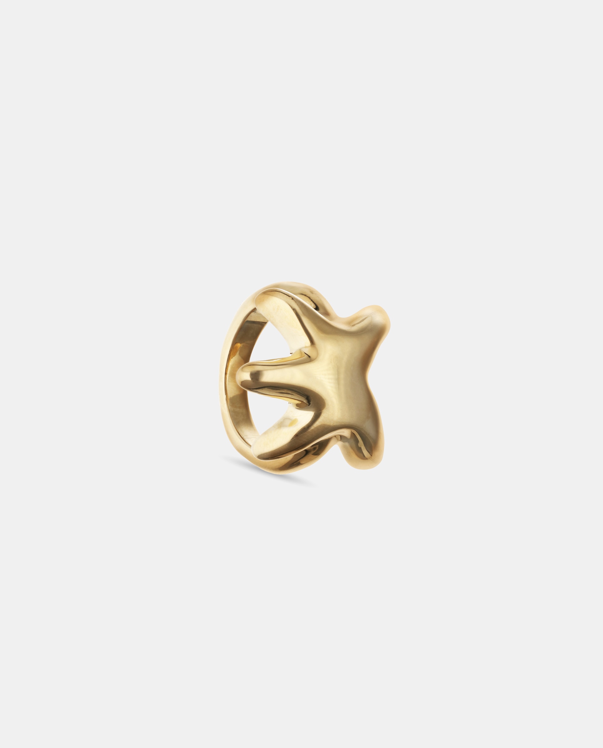 Anillo bañado en oro 18k en forma de estrella Oro UNO de 50 · El Corte ...