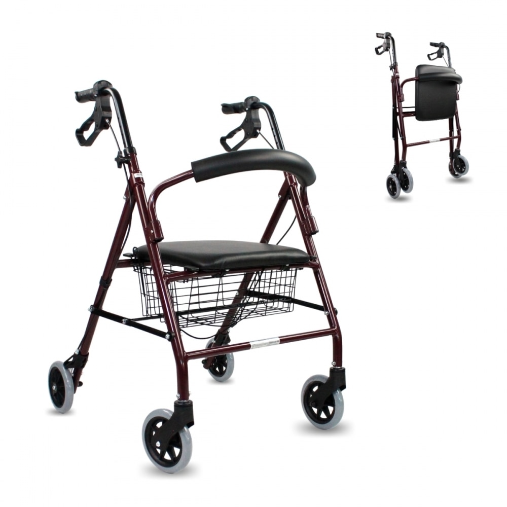 Andador para adultos 4 ruedas y frenos Turia Clinifcalfy · Clinicalfy ...