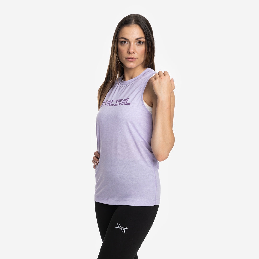 Camiseta de mujer espalda nadadora Picsil Morado · El Corte Inglés