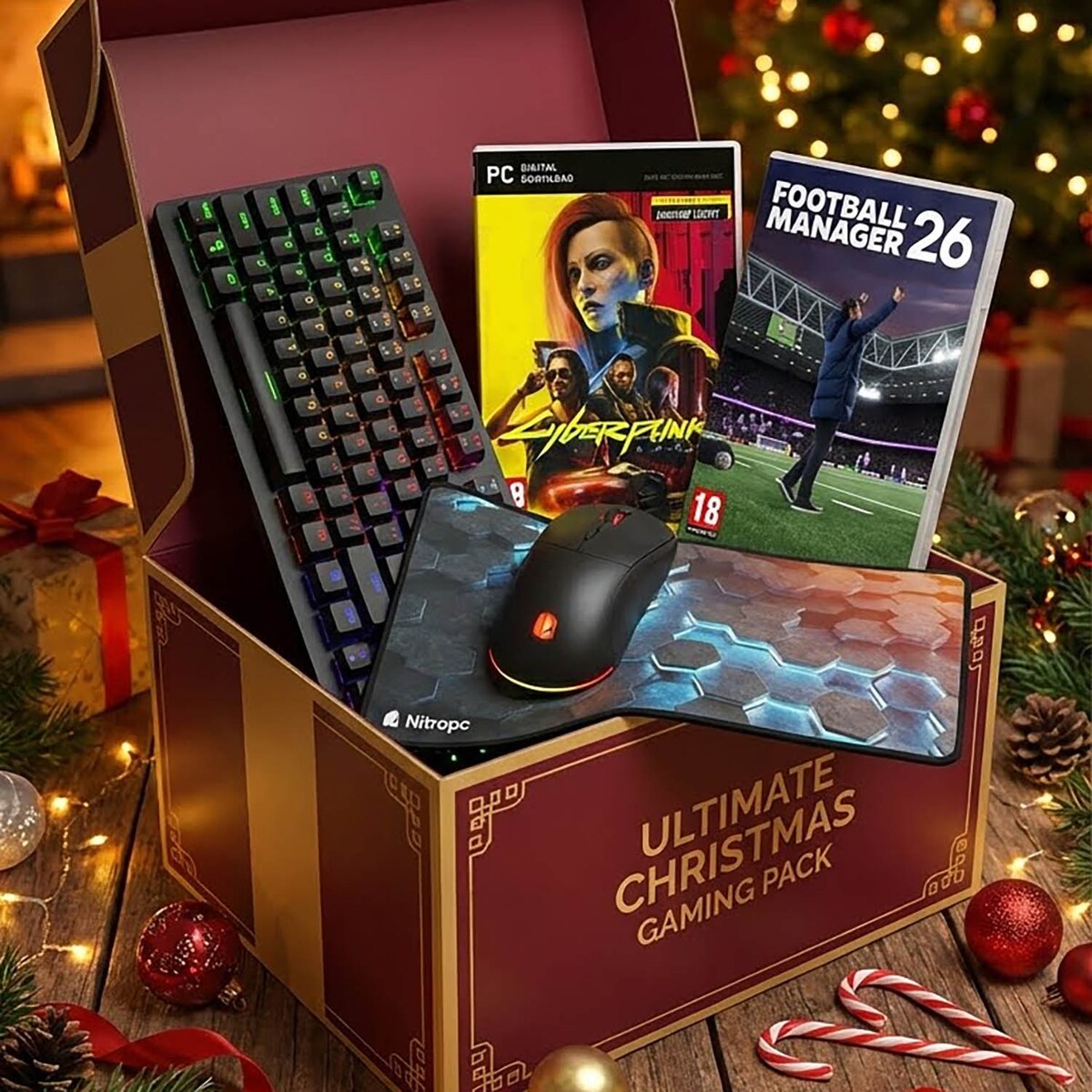 Sobremesa Gaming Nitropc Elite Gold Negro – Intel Core i9-14900KF ...