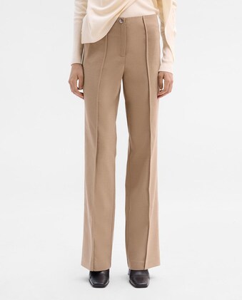 Pantalón de mujer recto con lorza delantera · Simorra · El Corte Inglés
