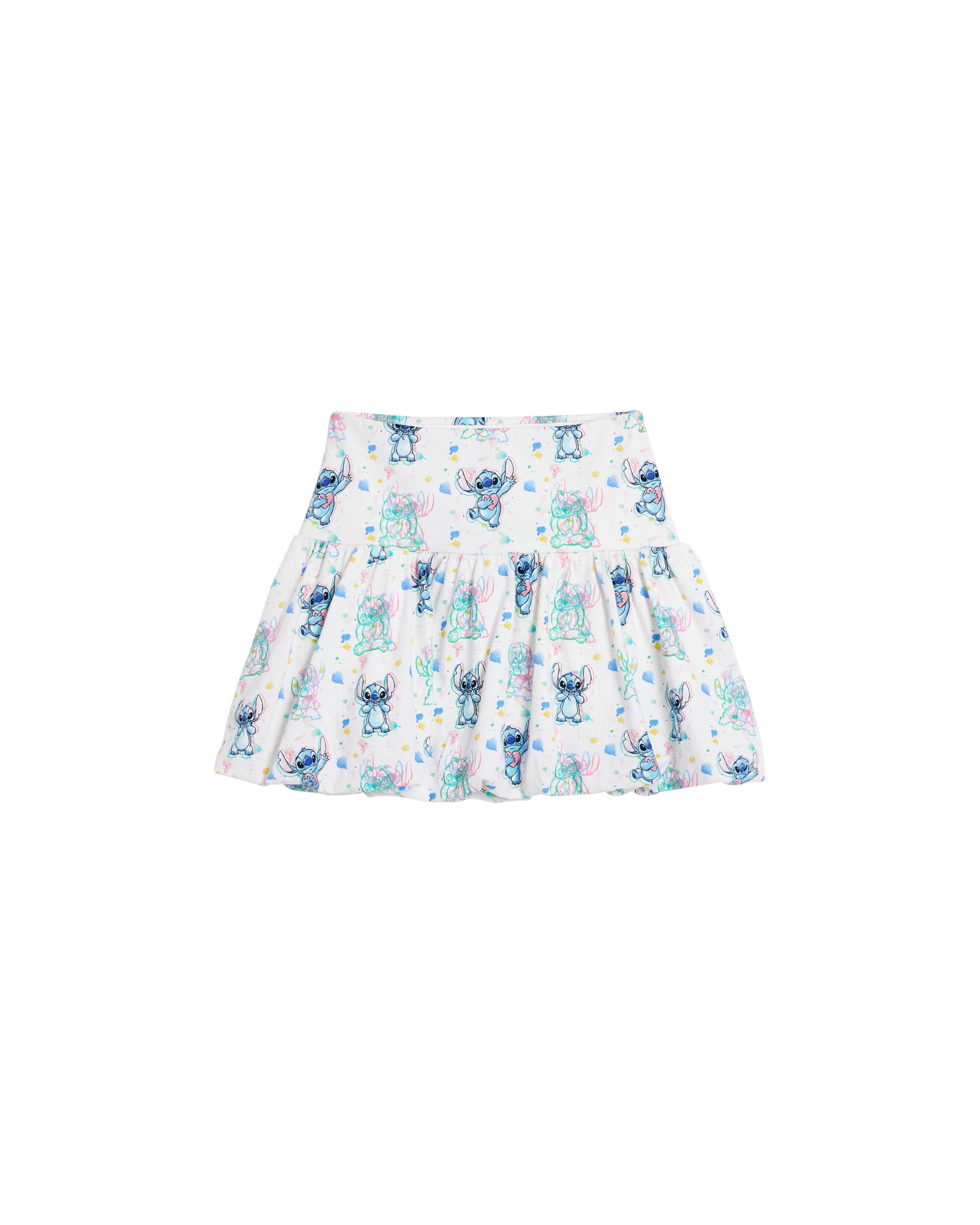 Falda de niña corta Stich™ Blanco Desigual · El Corte Inglés