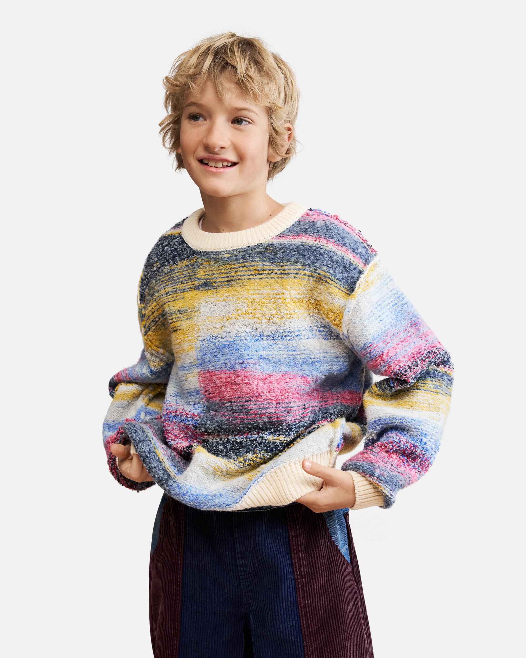 Jersey de niño jaspeado multicolor Multicolor · El Corte Inglés