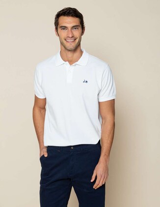 Polo de hombre blanco de manga corta · Scotta 1985 · El Corte Inglés