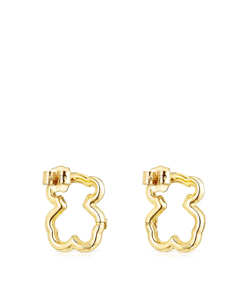 Pendientes hold oso de oro amarillo Dorado Tous · El Corte Inglés