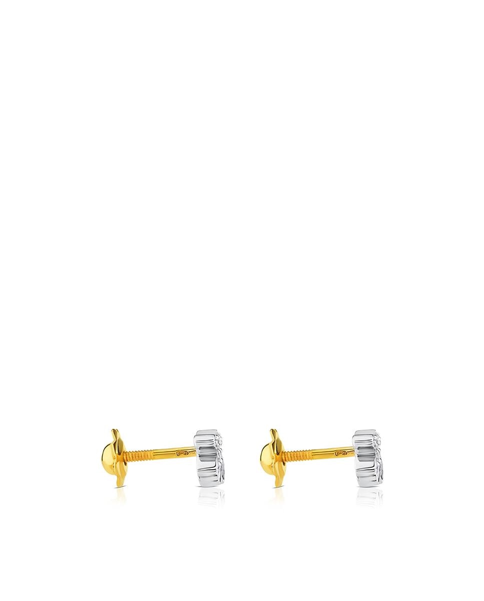 Pendientes puppies con oso de oro blanco y diamantes Plata Tous · El ...