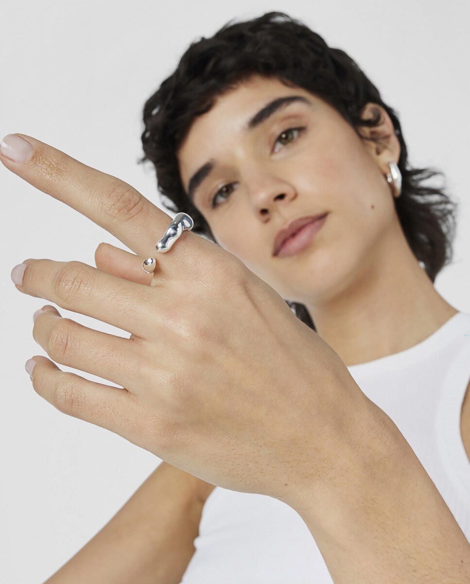 Anillo Tabit abierto de plata · Tous · El Corte Inglés