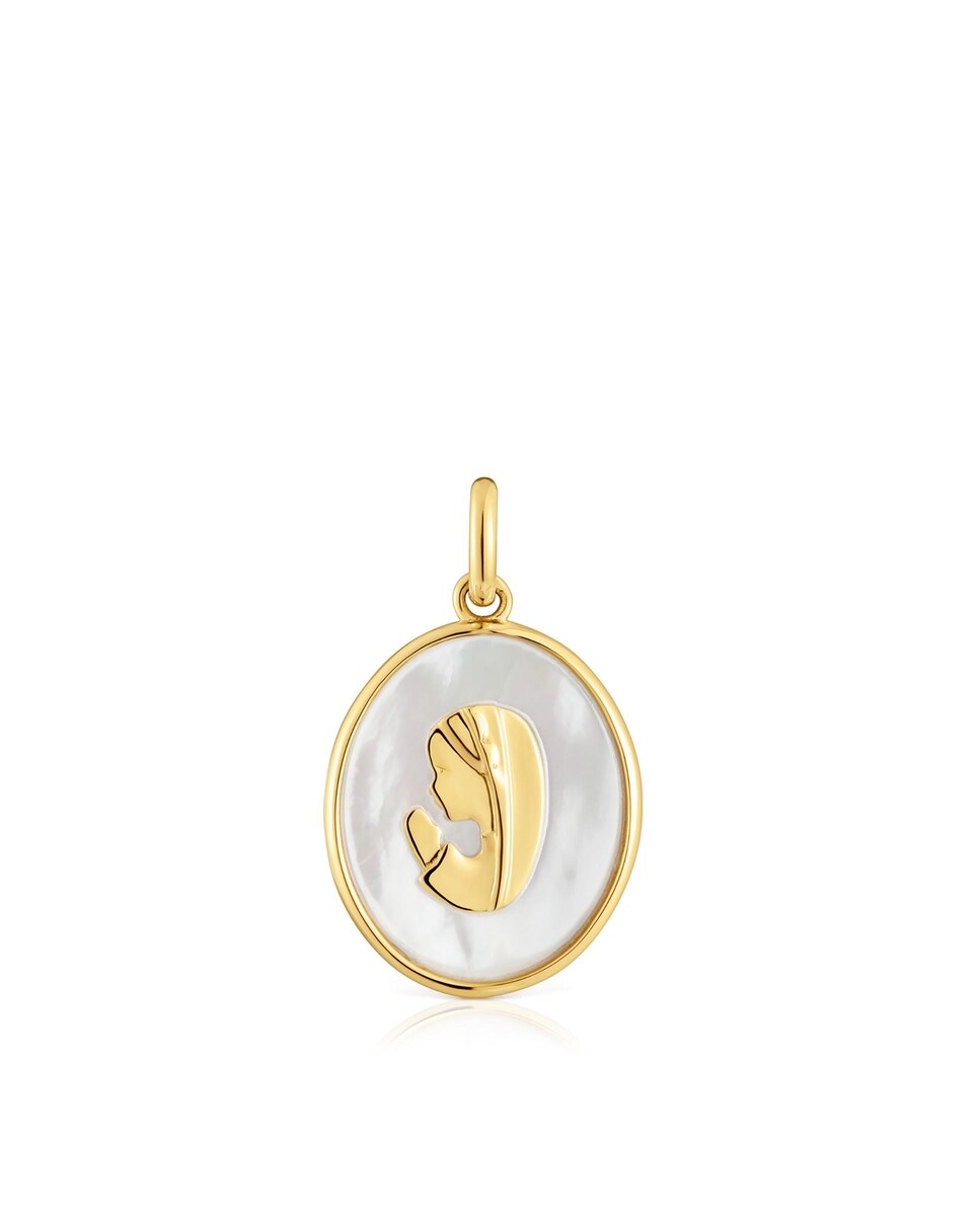 Colgante Devoción medalla virgen de oro y nácar · Tous · El Corte Inglés