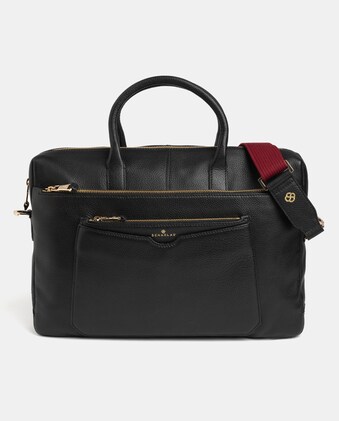 Portadocumentos unisex de piel en color negro · Scharlau · El Corte Inglés