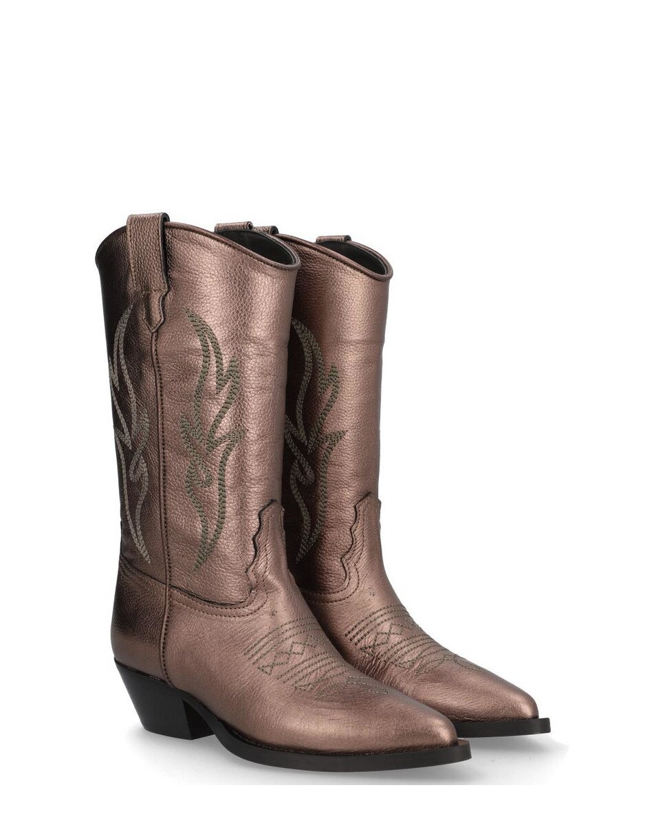 Botas de mujer de piel gibson con suela antideslizante · Alpe · El ...
