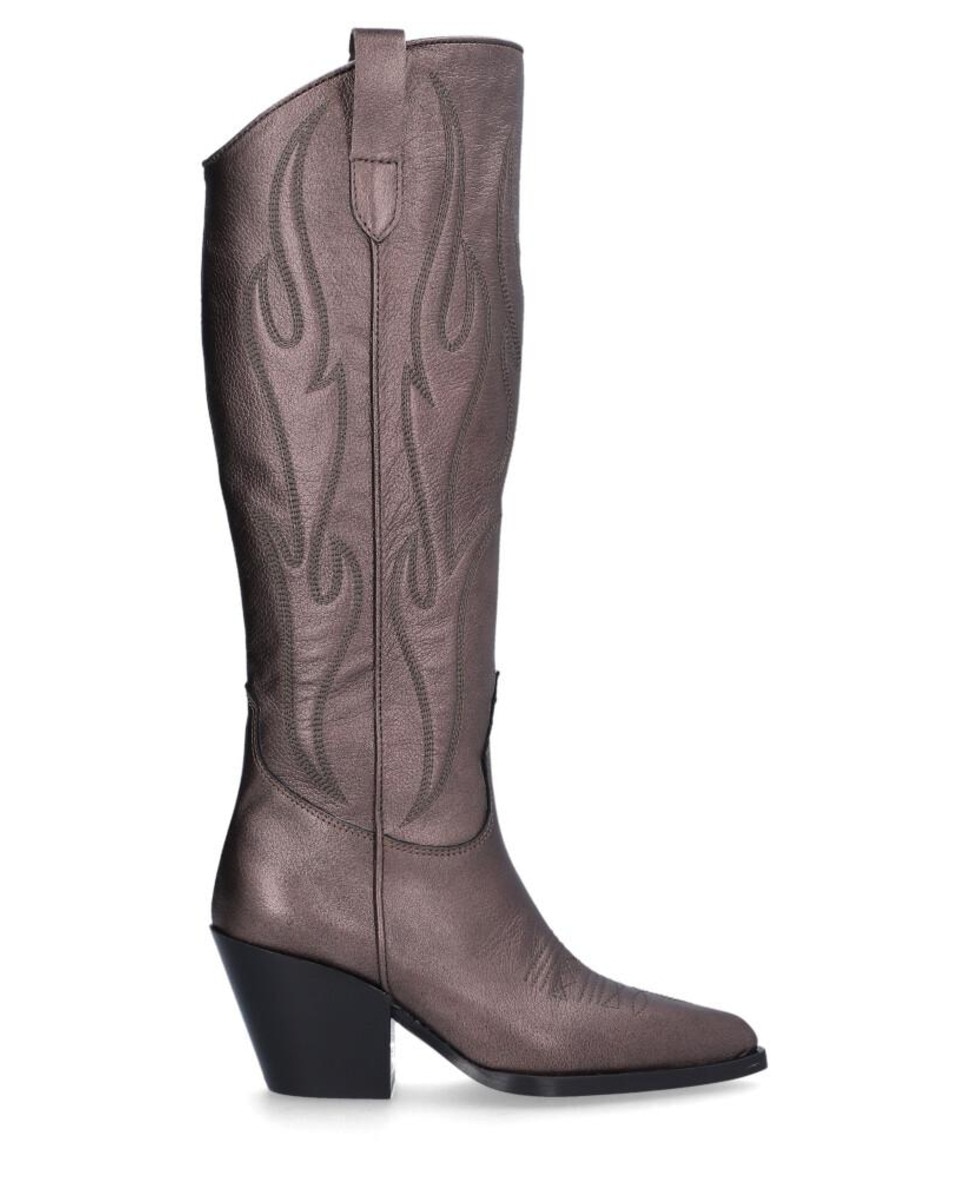 Botas de mujer de piel gibson con suela antideslizante y cierre ...