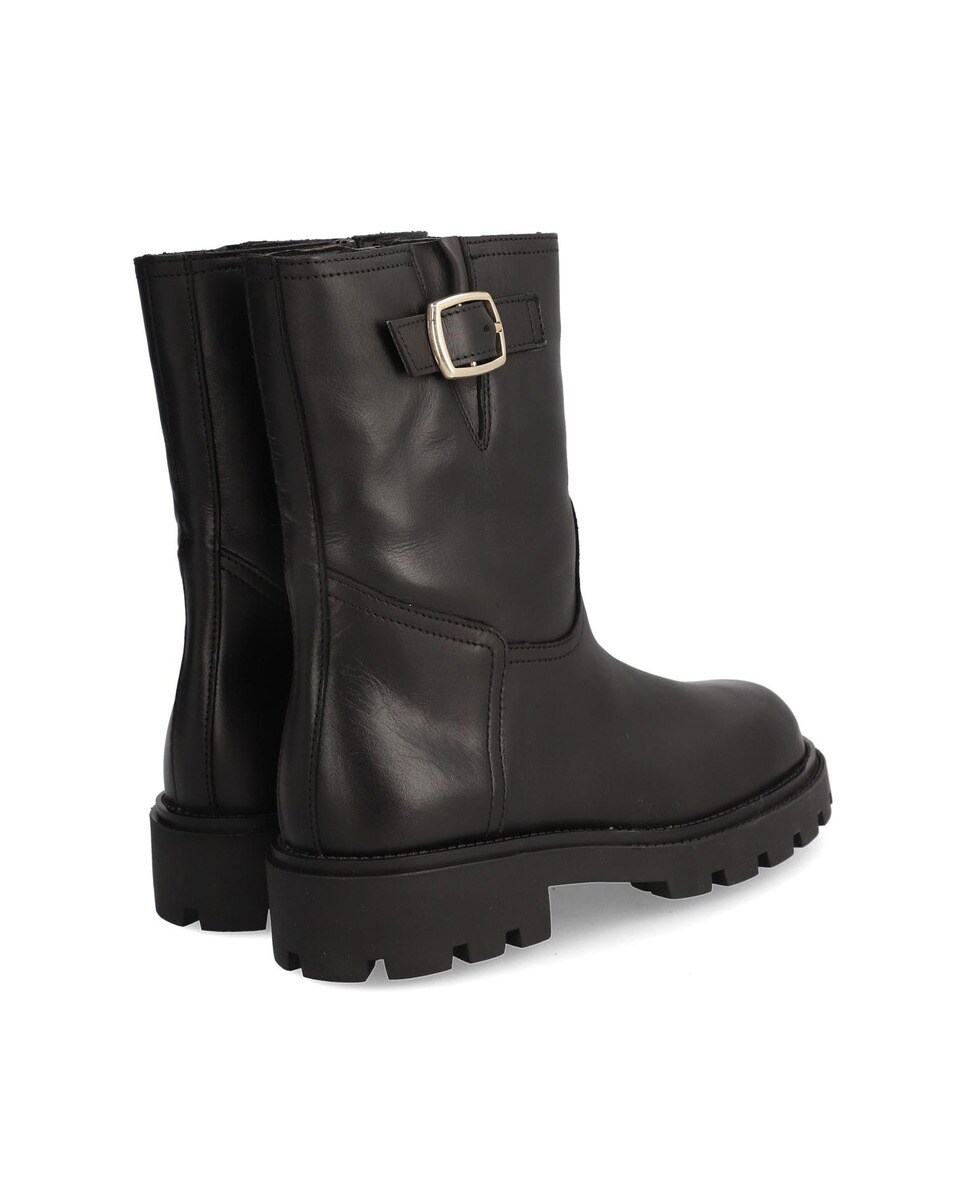 Botas de mujer de piel con suela antideslizante y cremallera · Alpe ...