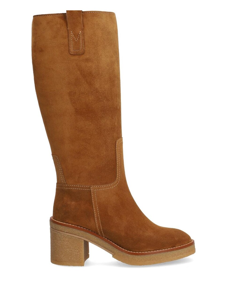 Botas de mujer de piel baby silk con suela antideslizante y cierre ...