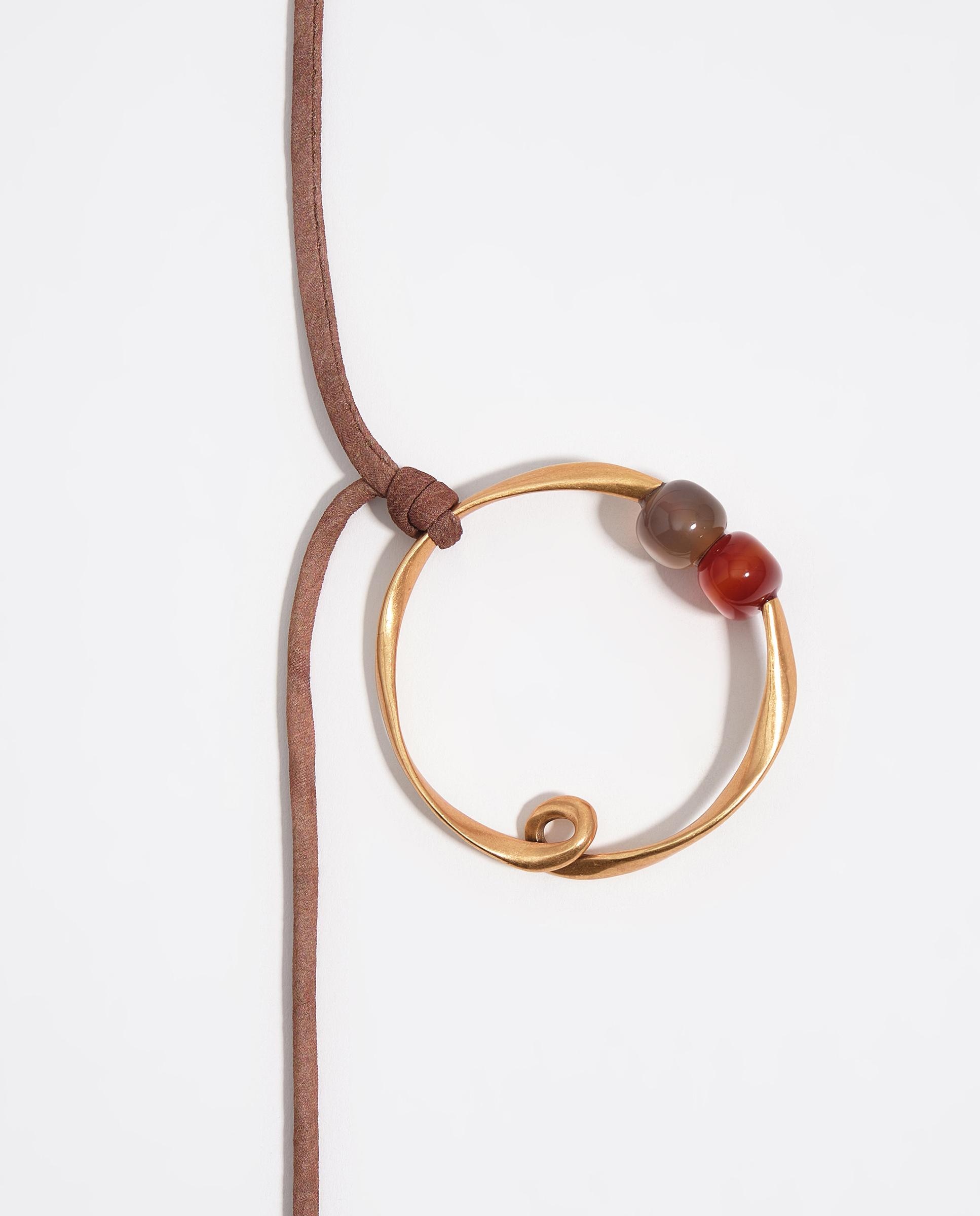 Collar aro irregular y piedras Naranja Bimba y Lola · El Corte Inglés