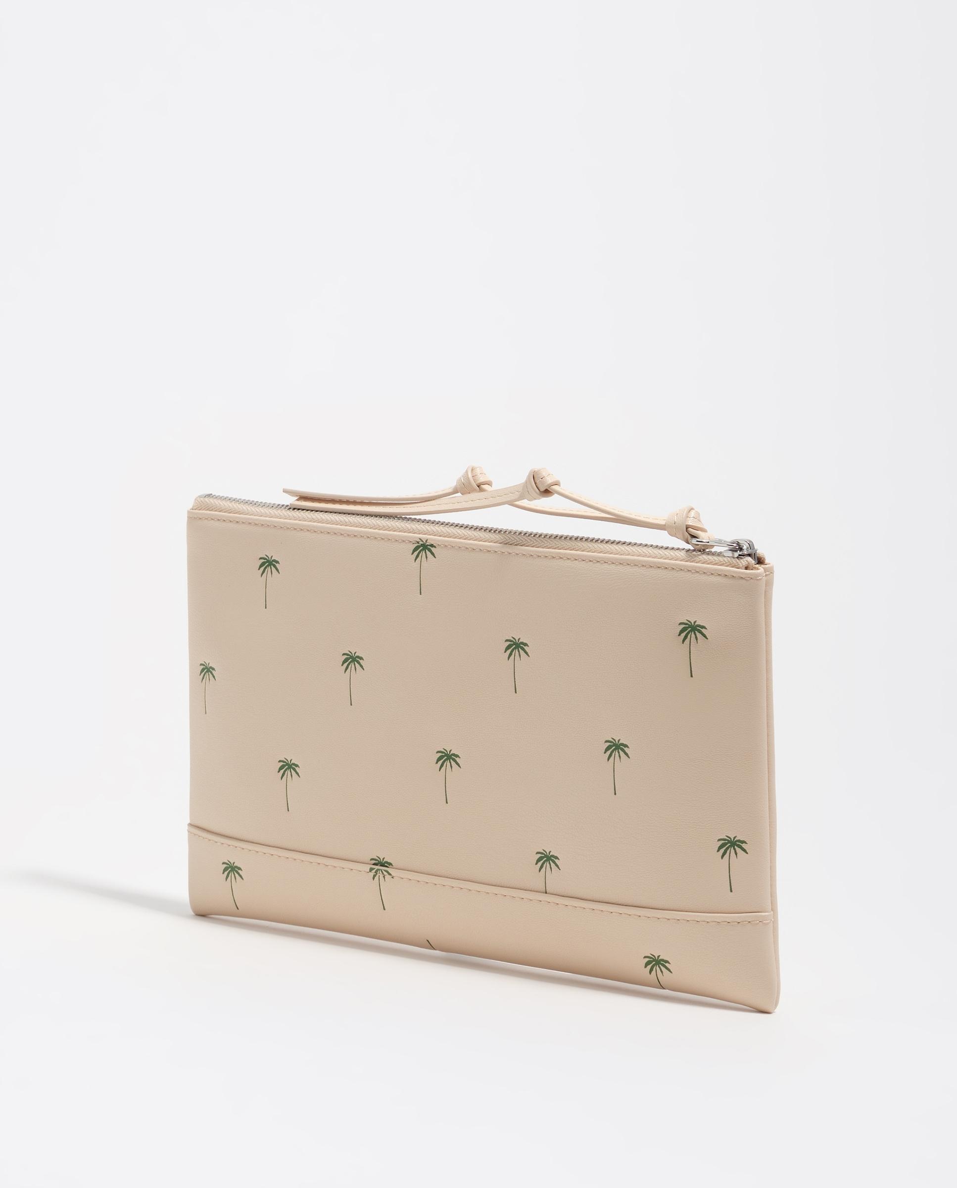 Estuche de mujer grande piel palms Beige Bimba y Lola · El Corte Inglés