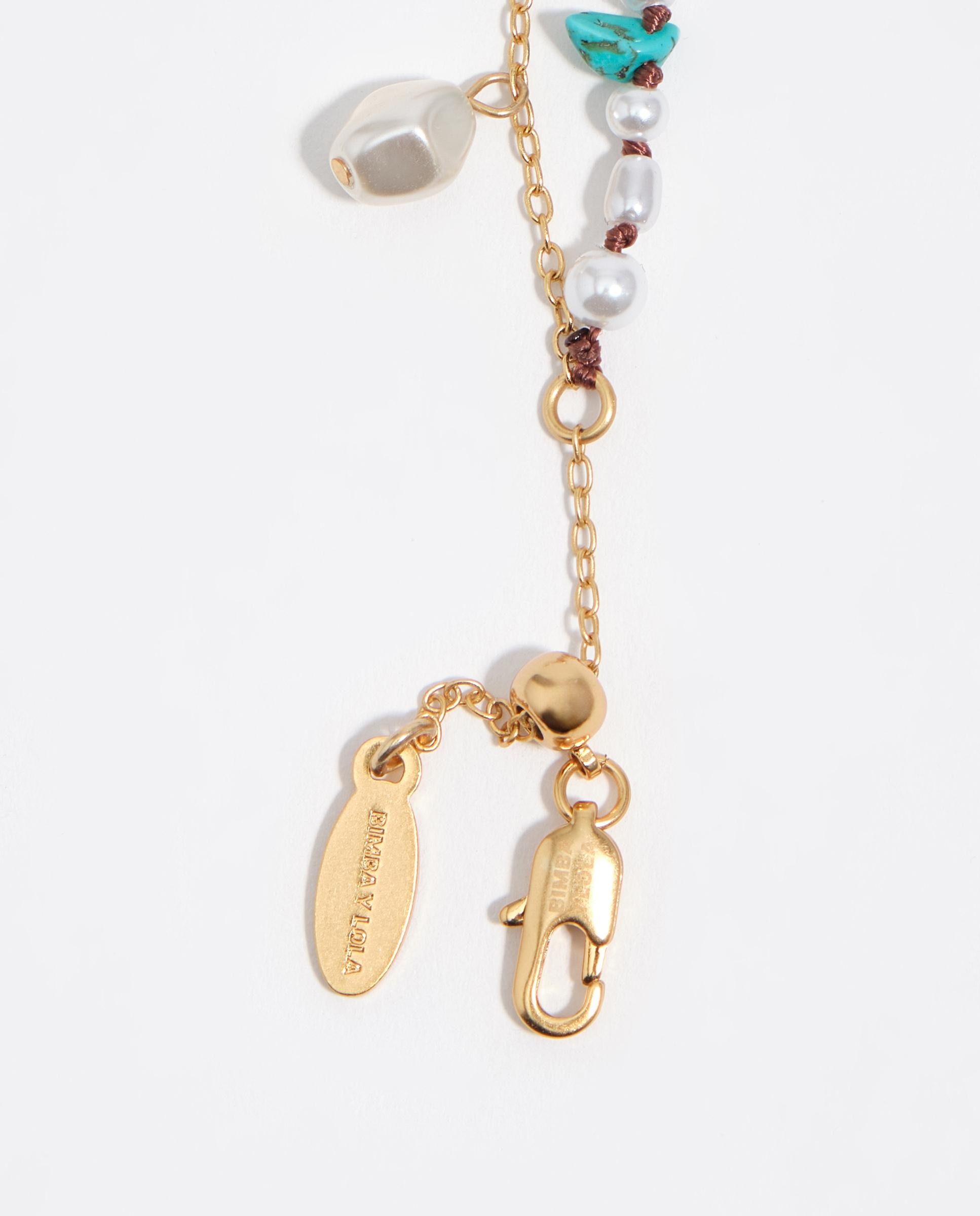 Pulsera doble perlas y piedras Oro Bimba y Lola · El Corte Inglés