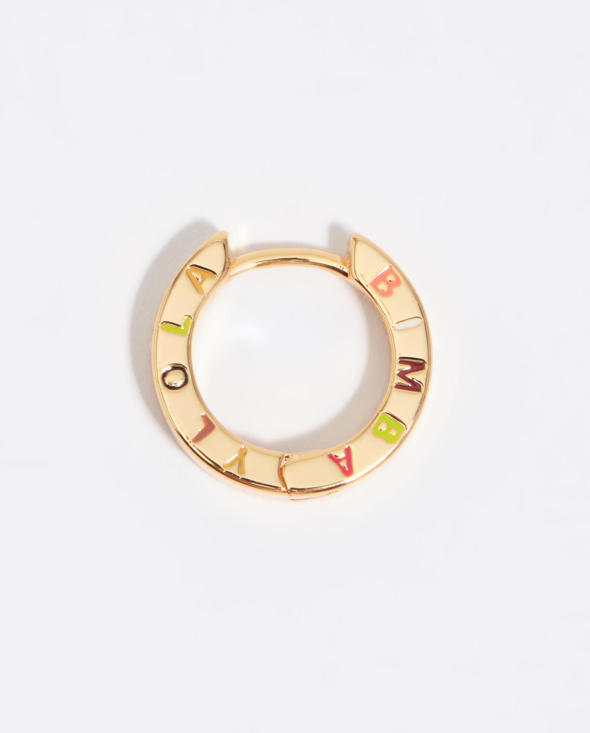 Pendientes aro logo Dorado Bimba y Lola · El Corte Inglés